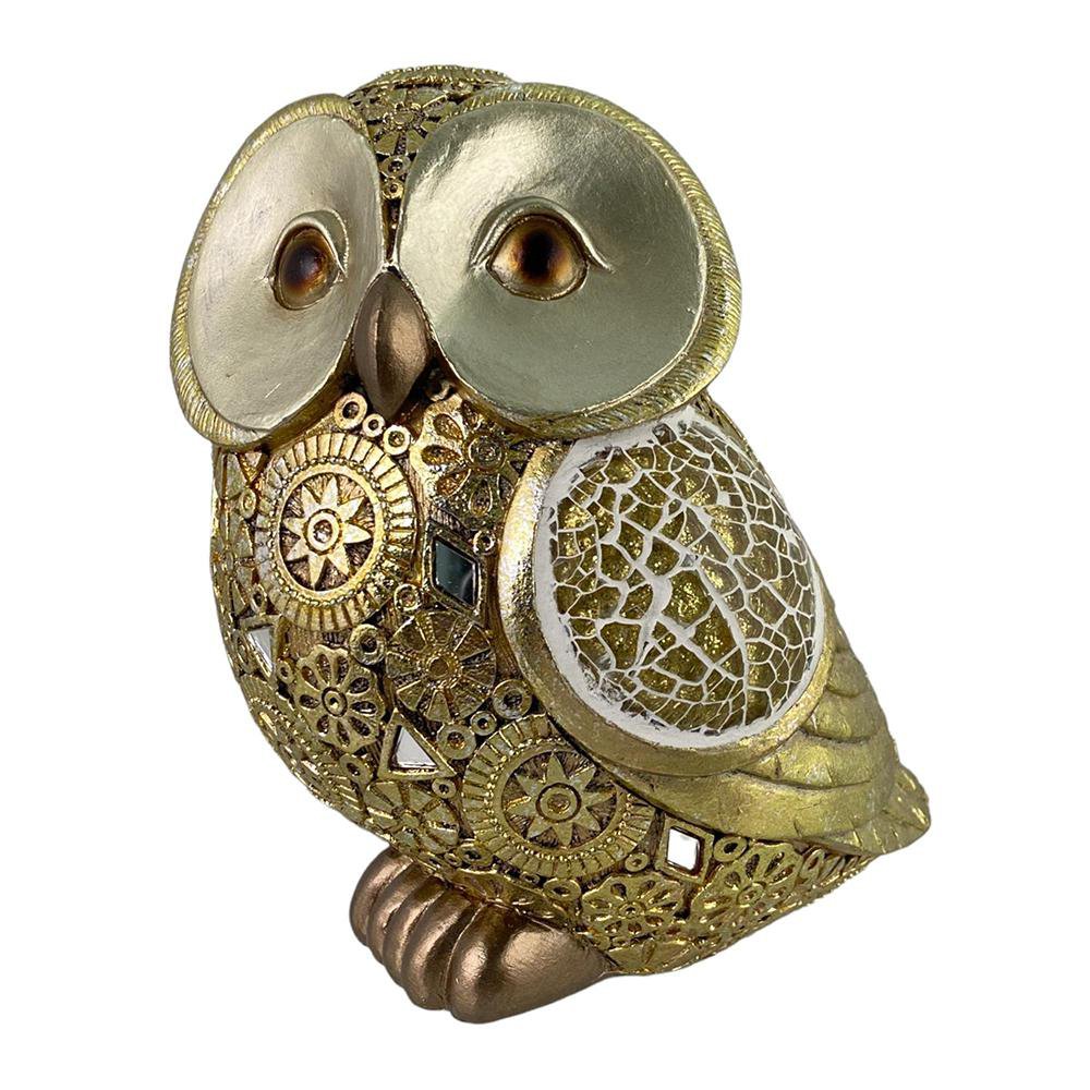 Figura Decorativa Búho 16x11.5x17 Cm - Concepts - Cemaco