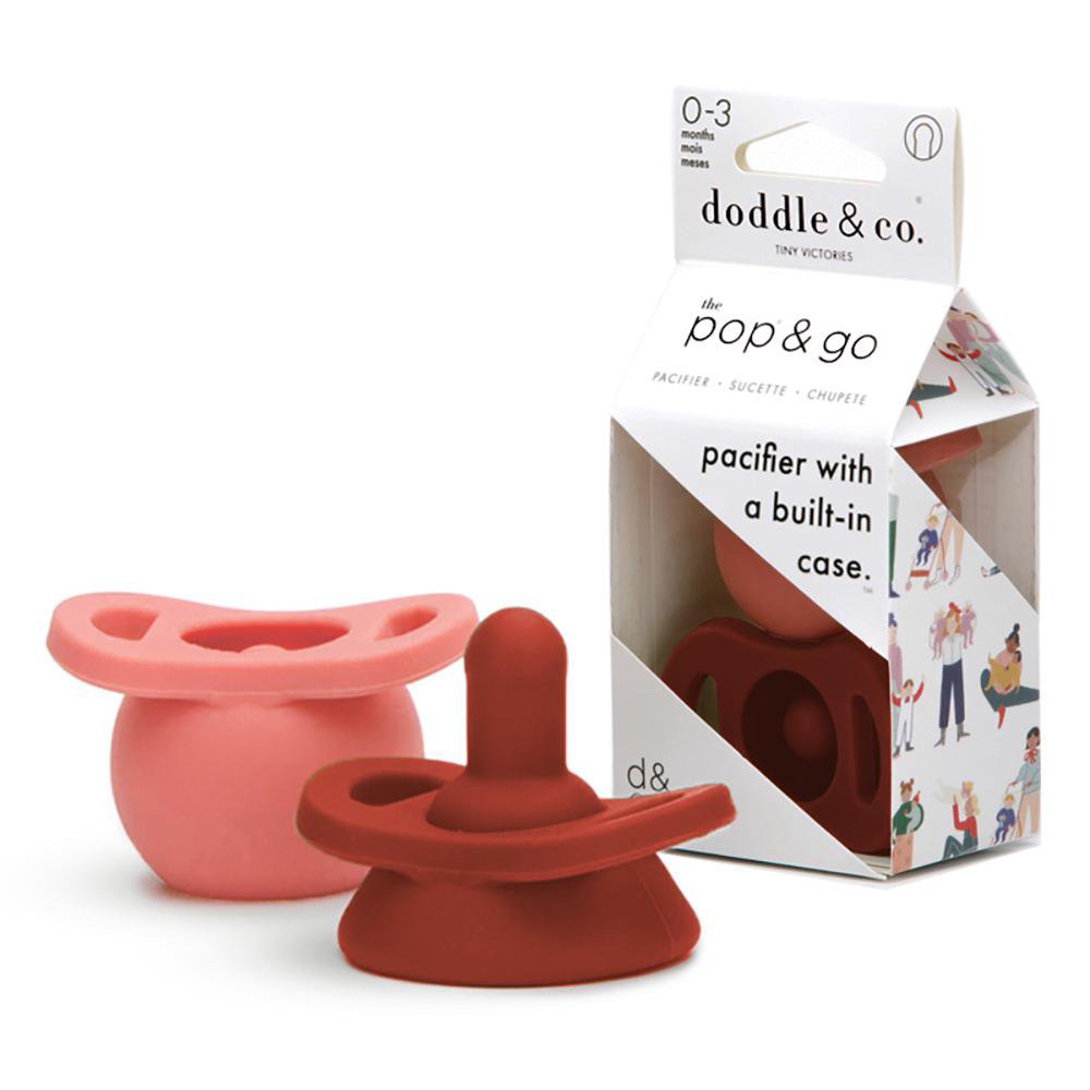 Set de Pepe Pop&Go Peach y Rust 2 Pzas - Doddle Pop - Cemaco