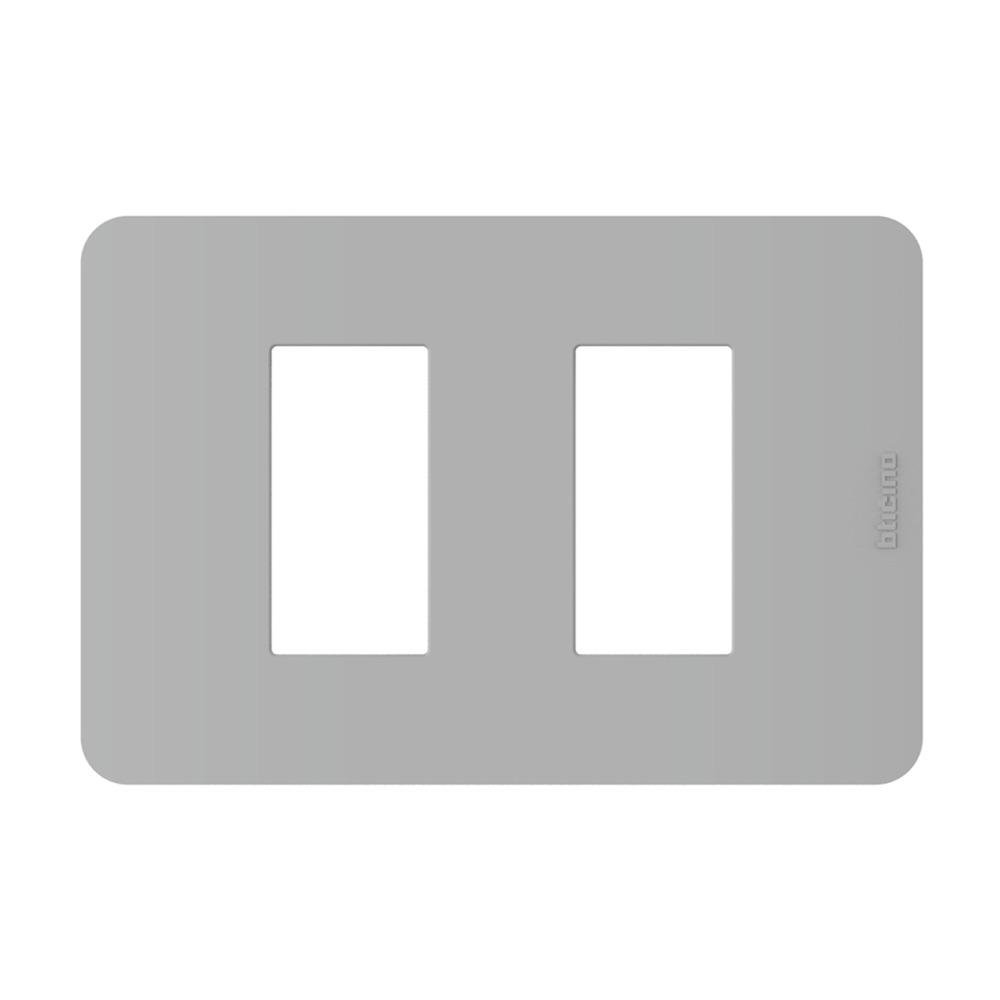 Placa 1+1 P Matix Go Gris - Cemaco