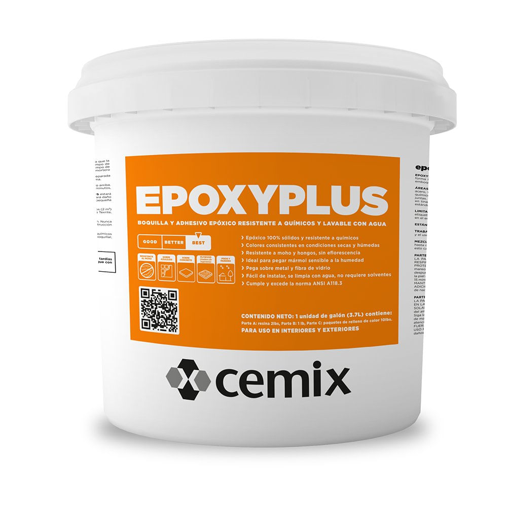 Boquilla Epoxyplus Texrite Bone 1 Gal - Cemix - Cemaco