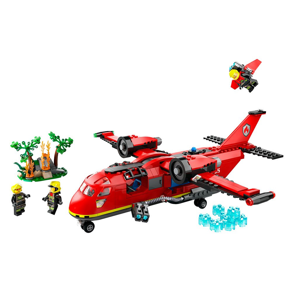 Avión de Rescate de Bomberos 478 Pzas - Lego - Cemaco