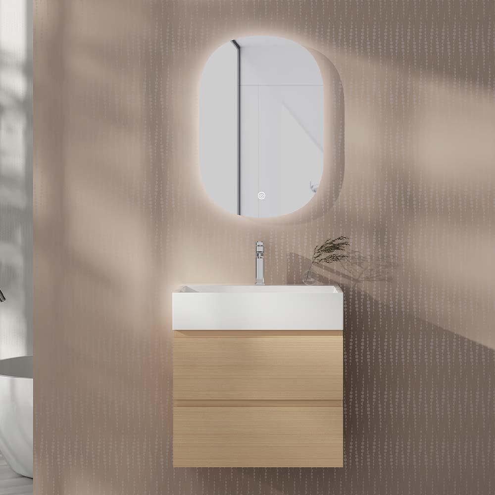 Mueble Vanity con Lavamanos Empotrable y Espejo 60X42 Cm - Zmobili - Cemaco