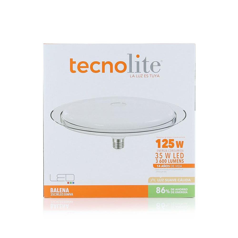 Bombilla Circular Led 35W - Tecnolite Varios Colores - Cemaco