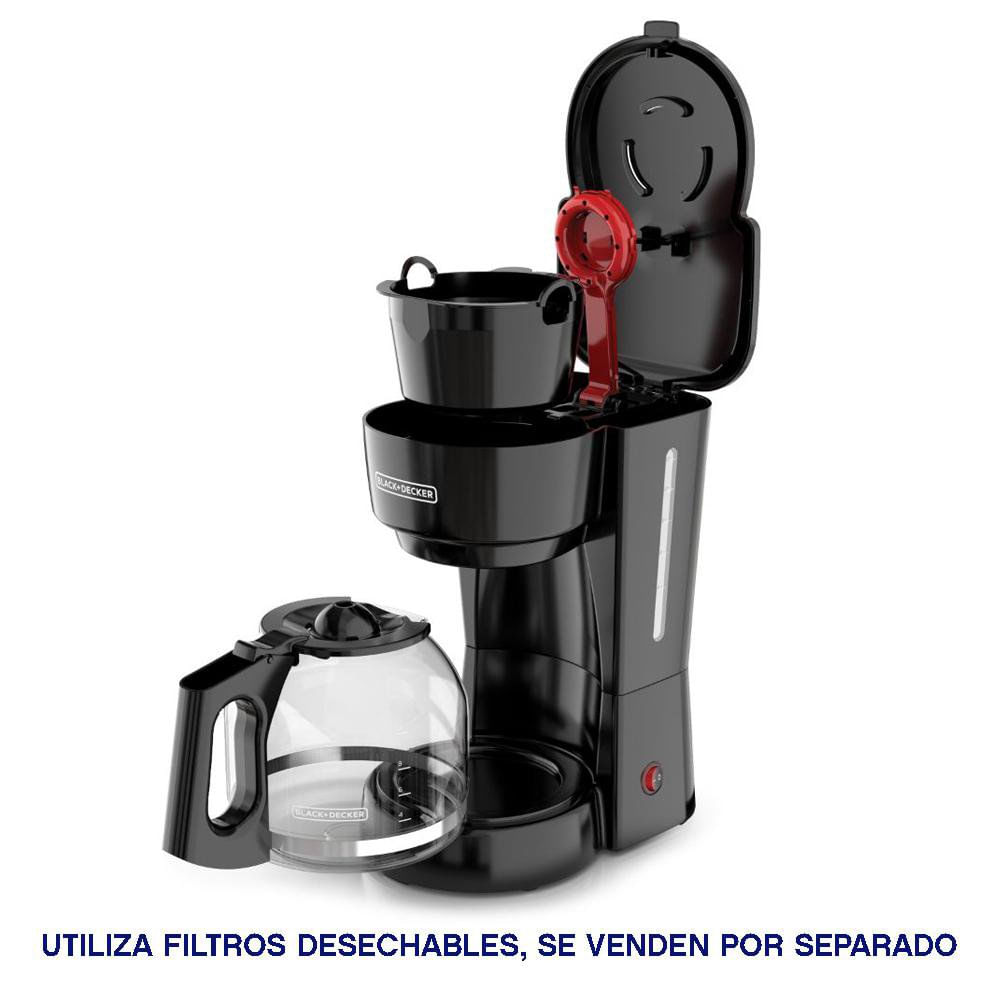 Cafetera Negra de 12 Tazas - Cemaco