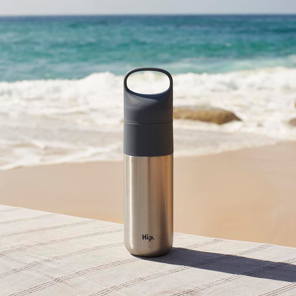 Botella Insulada de Acero Inoxidable Azul 550 Ml - Cemaco