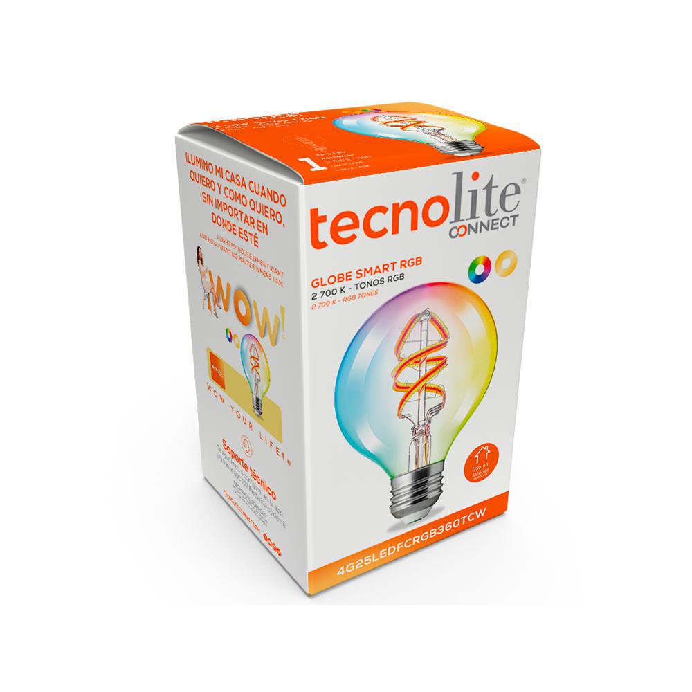 Bombillo Vintage Smart G25 RGB 4.5 W - Cemaco