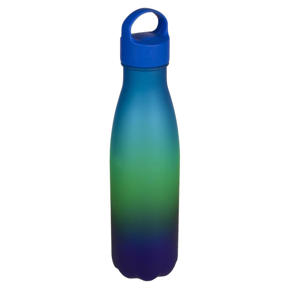 Botella de Agua Bicolor Azul Mate 500 Ml - Cemaco
