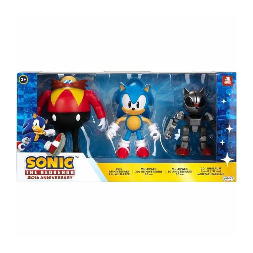 Set de Figuras Sonic Tails Y Knuckles 4 Plg - Cemaco