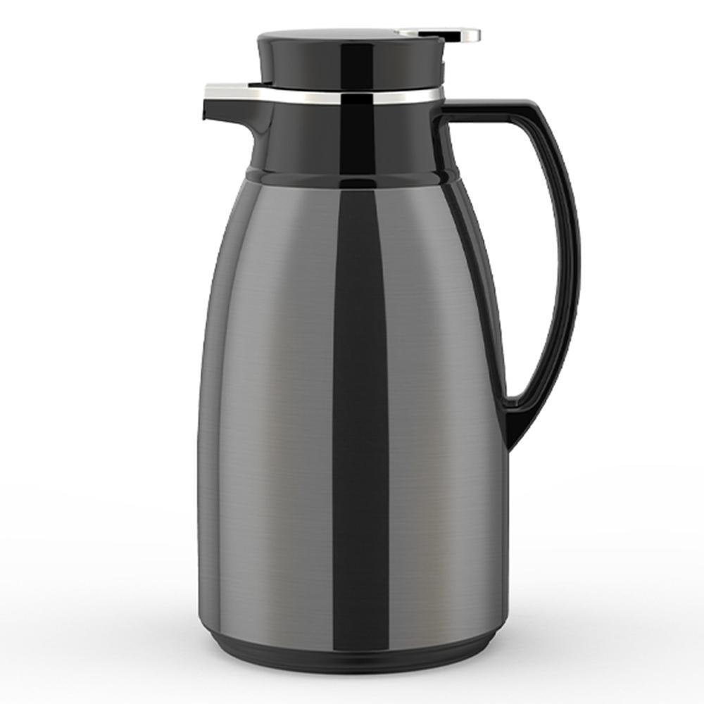 Termo 1 L Acero Inoxidable Negro Metálico - Cemaco