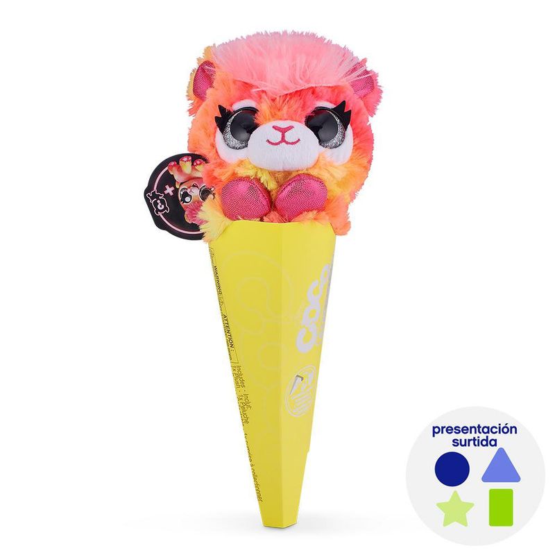 Coco Surprise Peluche Neon en Cono Diseños Surtidos - Cemaco
