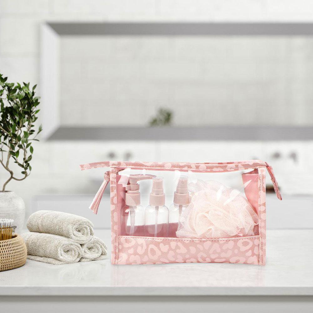 Set Cosmetiquera de Botellas para Viaje - Cemaco