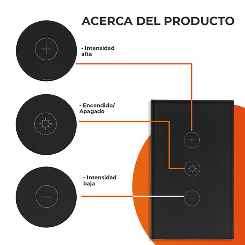 Interruptor Triple Smart Negro - Cemaco