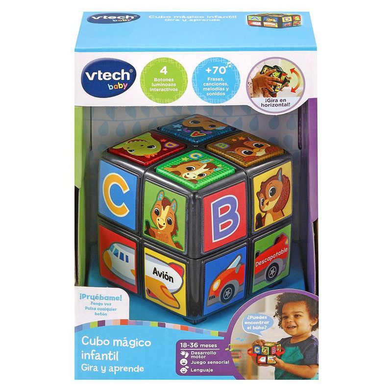 Cubo Mágico Gira y Aprende - Cemaco