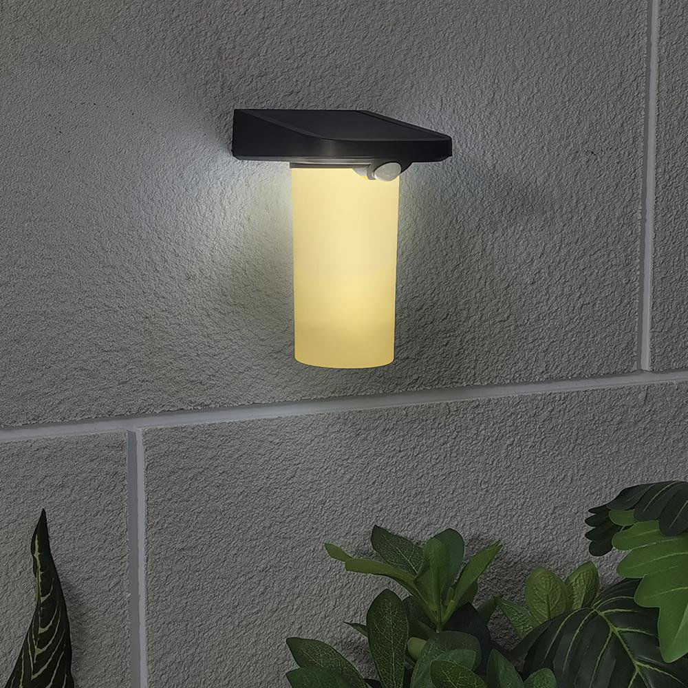 APLIQUE SENSOR DE MOV. P/PARED LUZ SOLAR - Cemaco