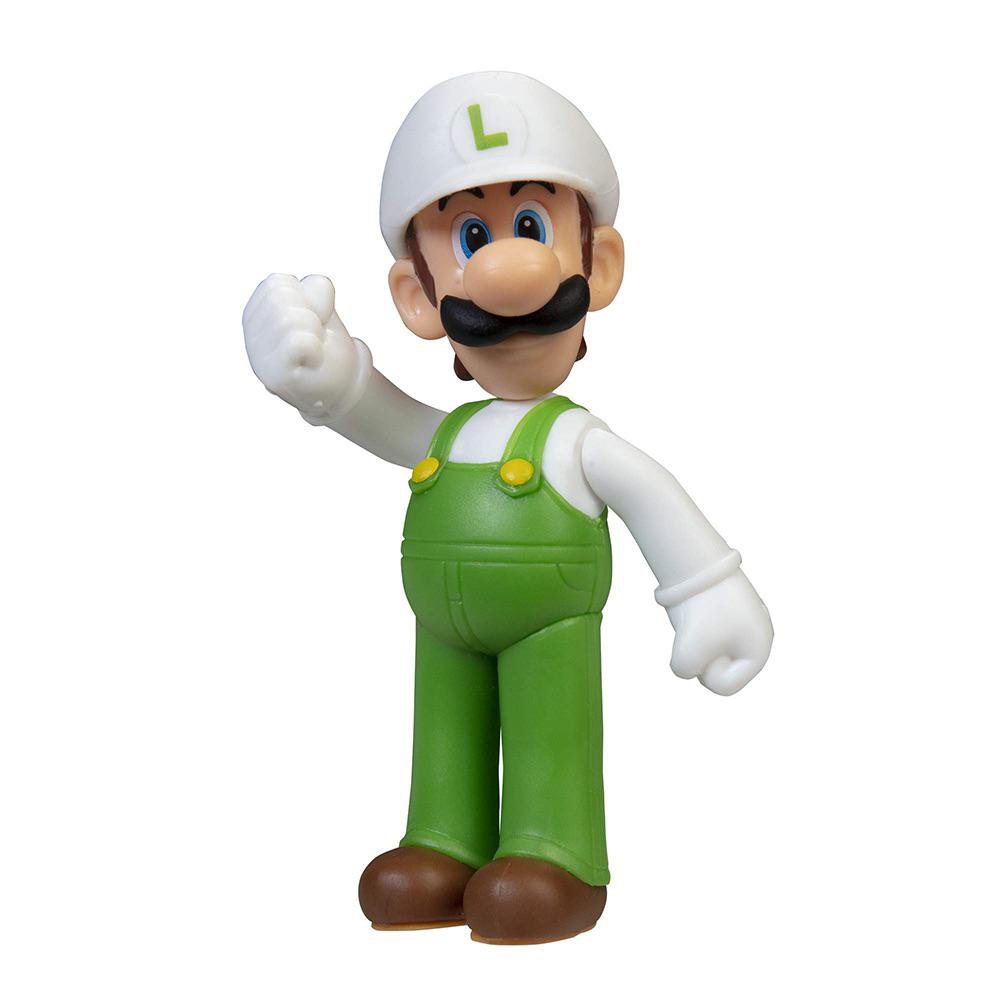 Figura Oficial Nintendo Fire Luigi 2.5 Plg - Cemaco