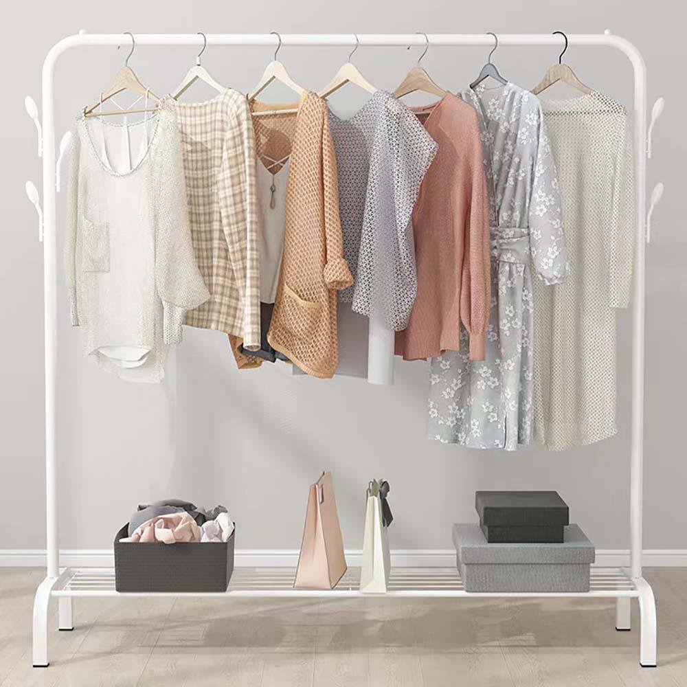 Colgador para Ropa de Metal Blanco 150X43X154 Cm - Cemaco