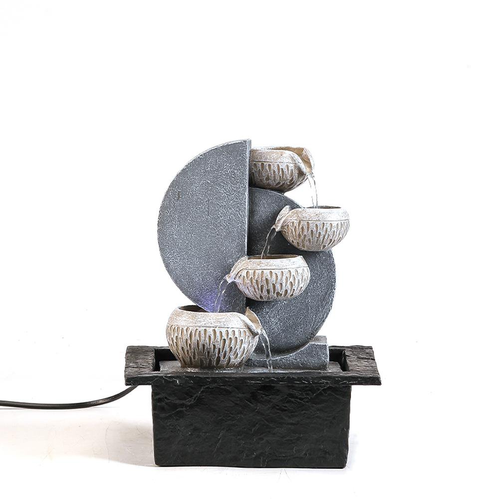 Fuente Jarras Marfil con Luz Led - Cemaco