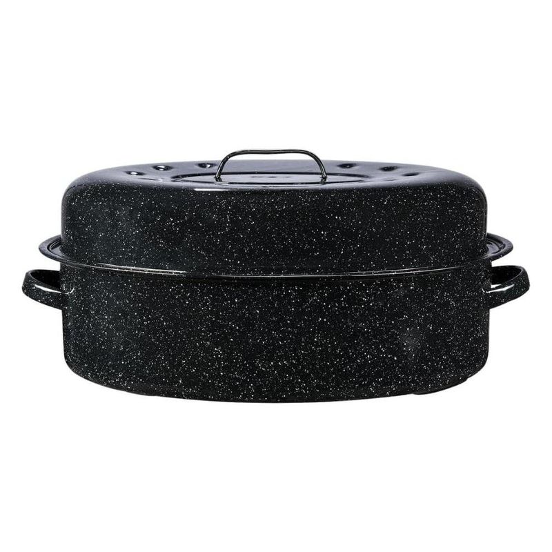 Pavera Ovalada de Peltre Negro 19 Plg - Cemaco