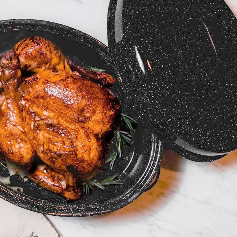 Pavera Ovalada de Peltre Negro 19 Plg - Cemaco