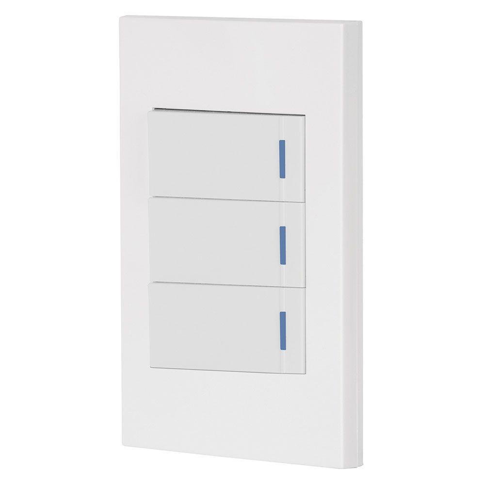 Interruptor Sencillo Triple Negro 1 Pza - Volteck - Cemaco