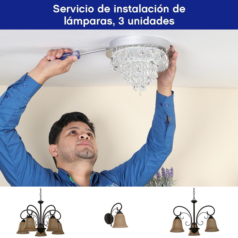Instalación de 3 Lámparas - Cemaco