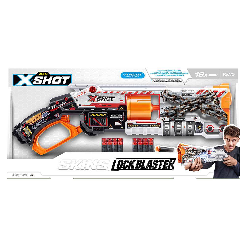 Lanzador de Dardos X-Shot Skins Lock - Cemaco