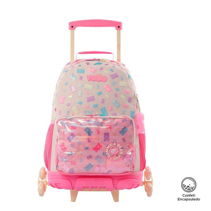 Mochila con Rodos L Gummy Bear - Cemaco