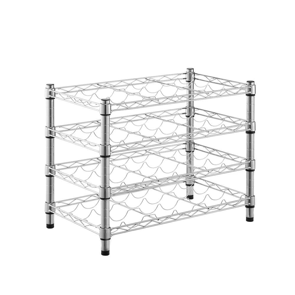 Rack para Botellas Blancas de 4 Niveles - Cemaco