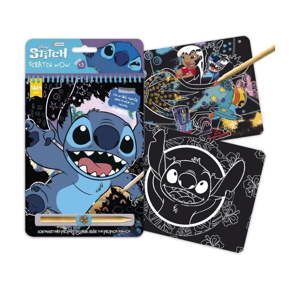 Scratch Wow! Libro Para Raspar Con Stitch - Cemaco