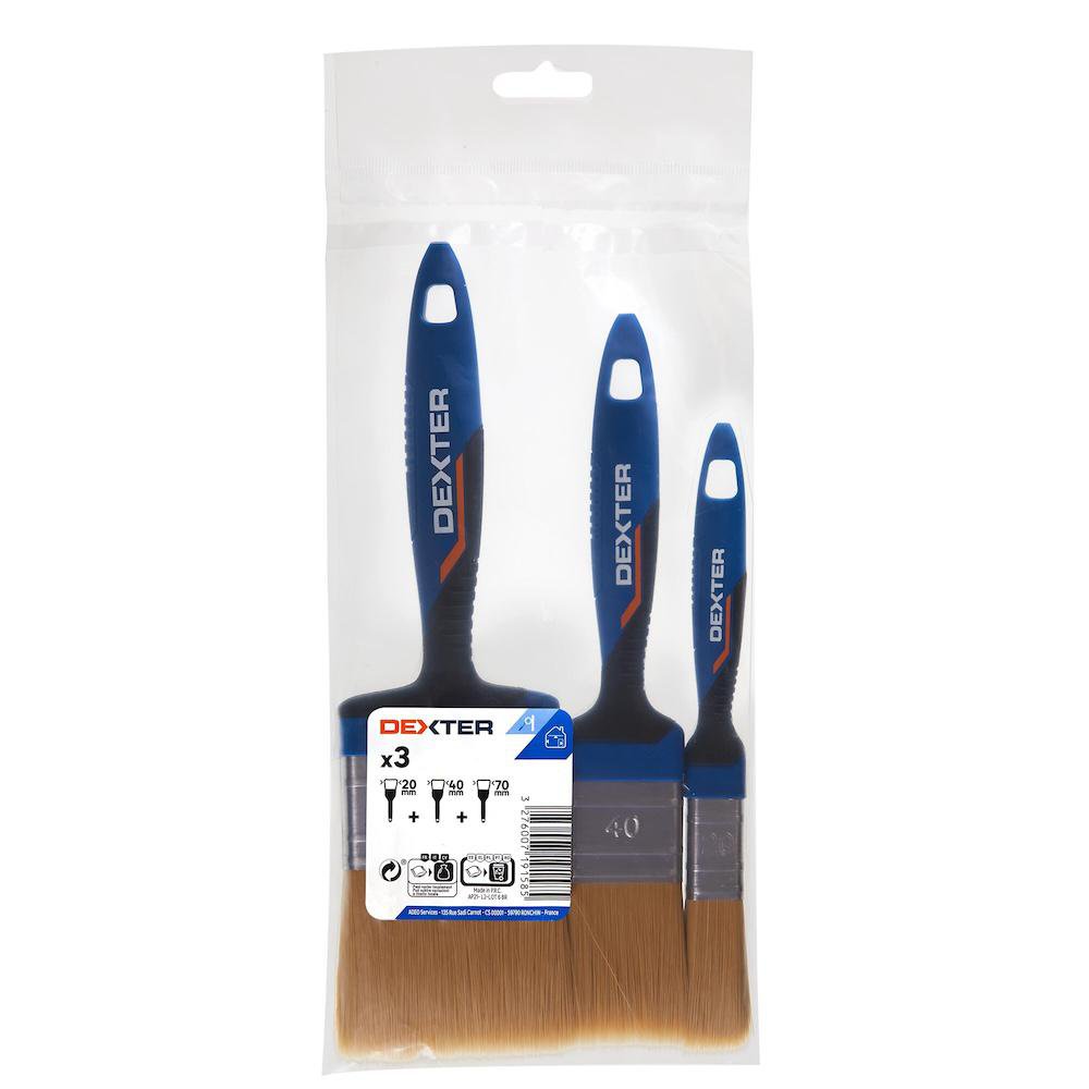 Set de 3 Brochas 20, 40 y 70 Mm - Cemaco
