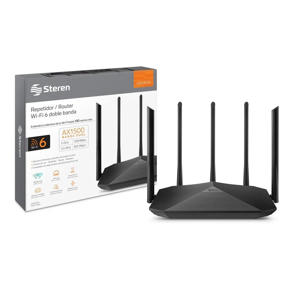 Router Repetidor 2.4 GHz y 5 GHz de Alto Alcance - Cemaco