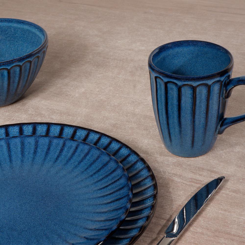 Plato para Postre Azul Tornasol 8.3 Plg - Cemaco
