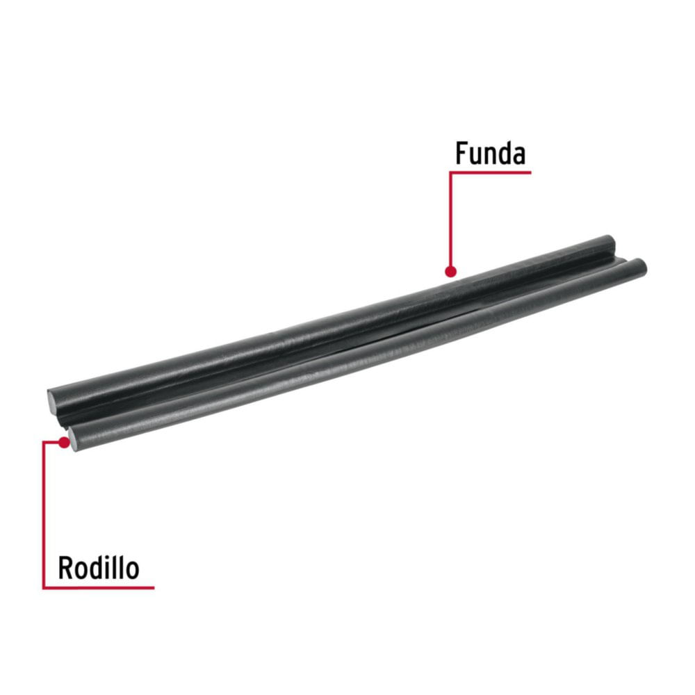 Guardapolvo para Puerta con Funda Negro 95 Cm - Cemaco