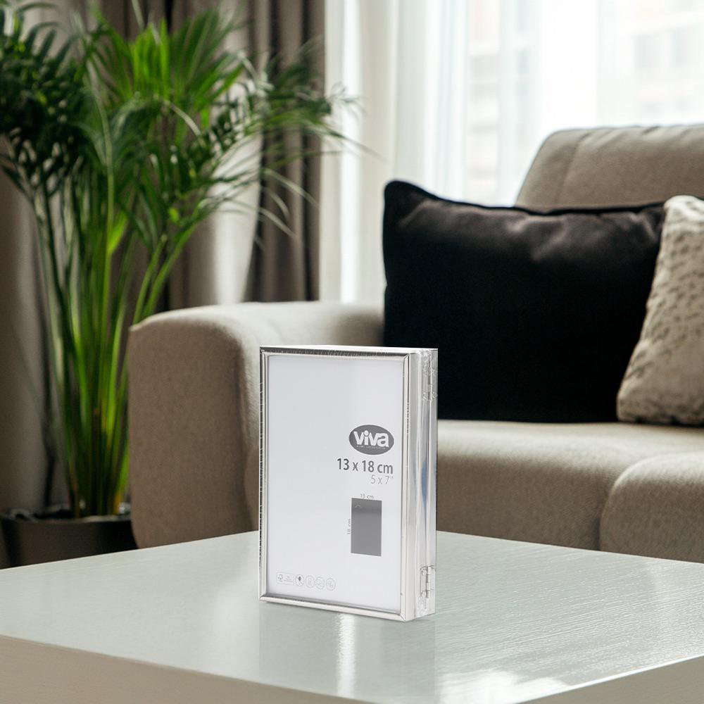 Marco Triple para Fotos Plata 13x18 Cm - Cemaco