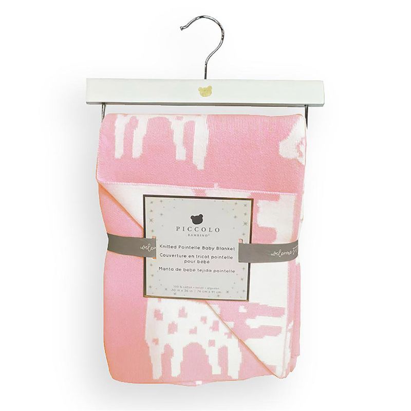 Frazada Reversible de Animales Rosa - Cemaco