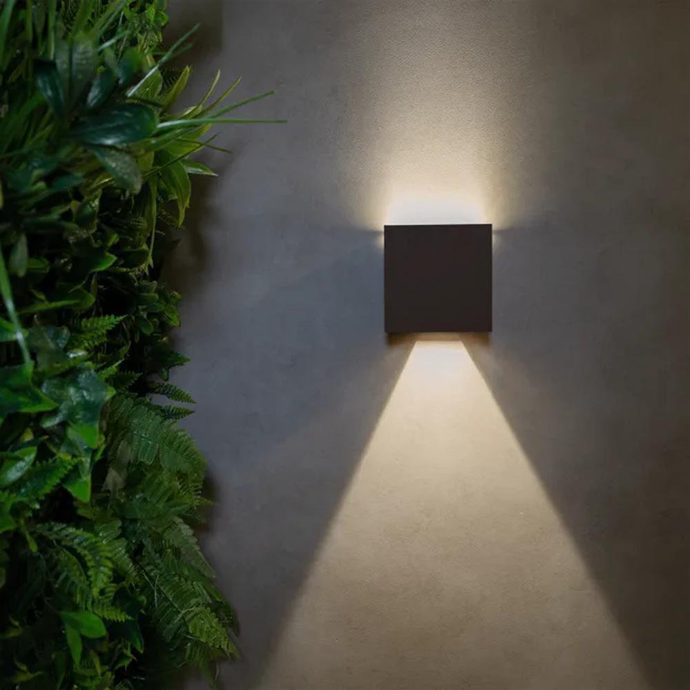 Lámpara de Pared Solar 7W Café - Cemaco