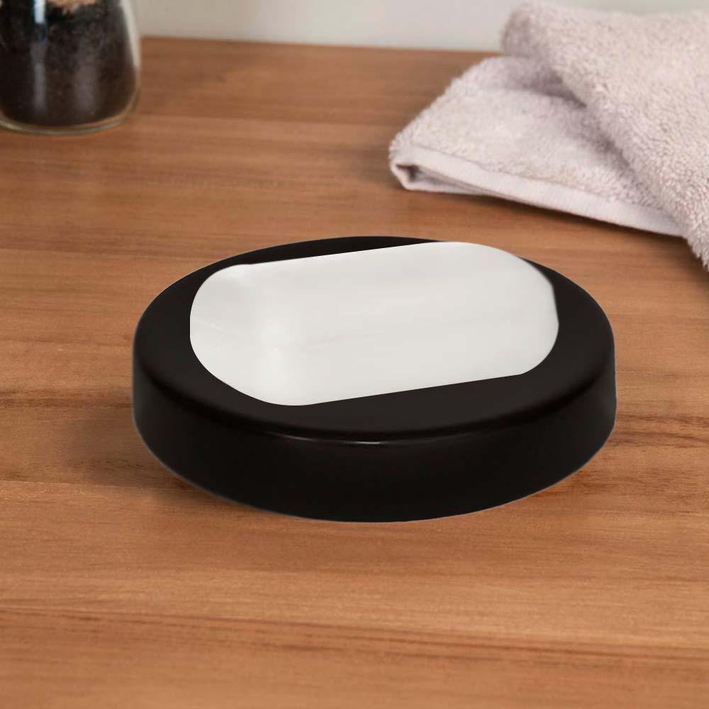 Jabonera Eco Vanity Negra - Cemaco