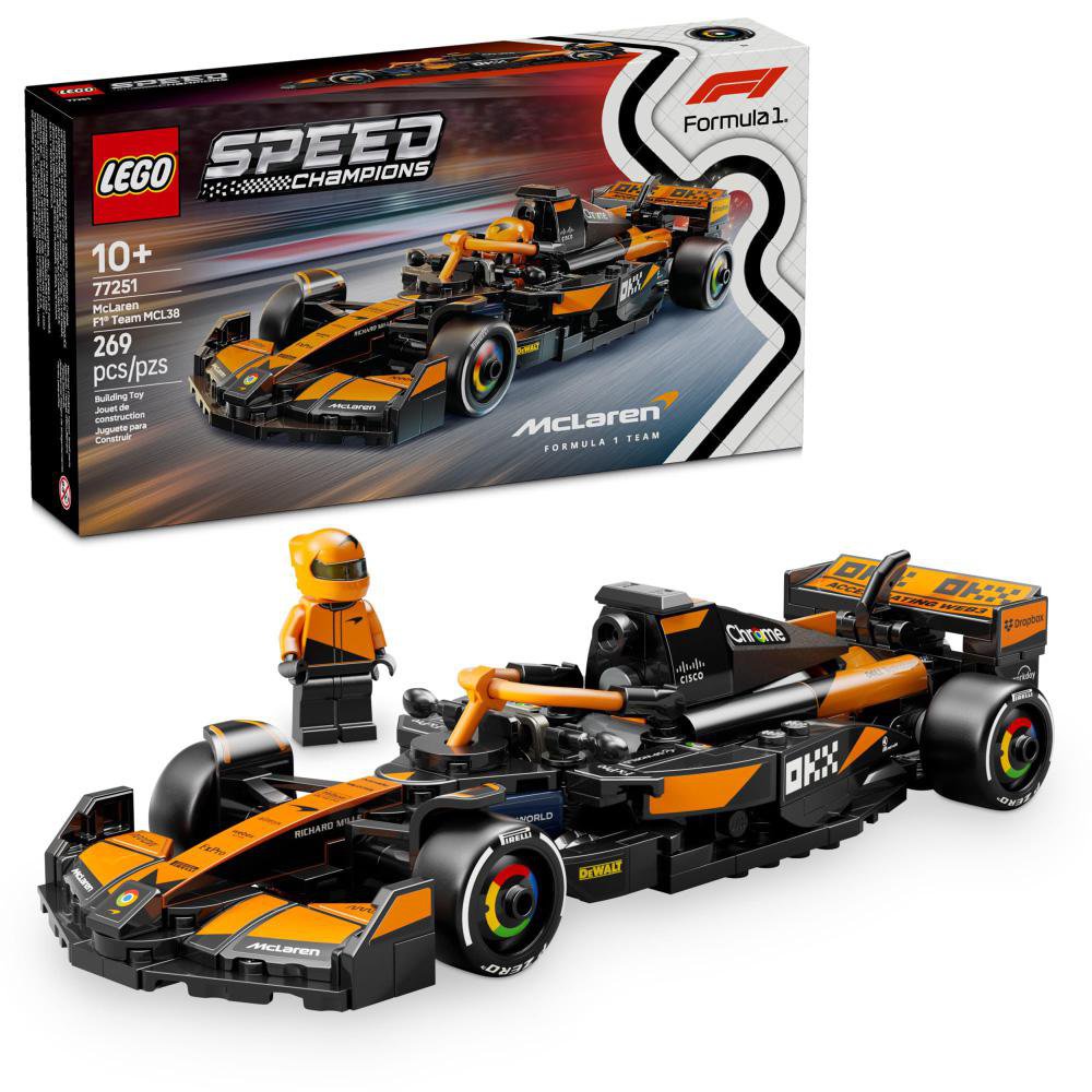 LEGO Speed Champions McLaren F1 Team MCL38 Race Car - Cemaco