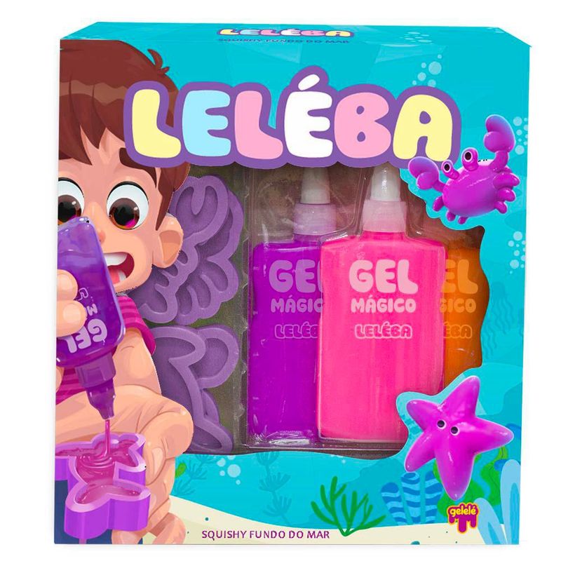 Gel Mágico Fondo del Mar Rosa, Violeta y Azul - Cemaco