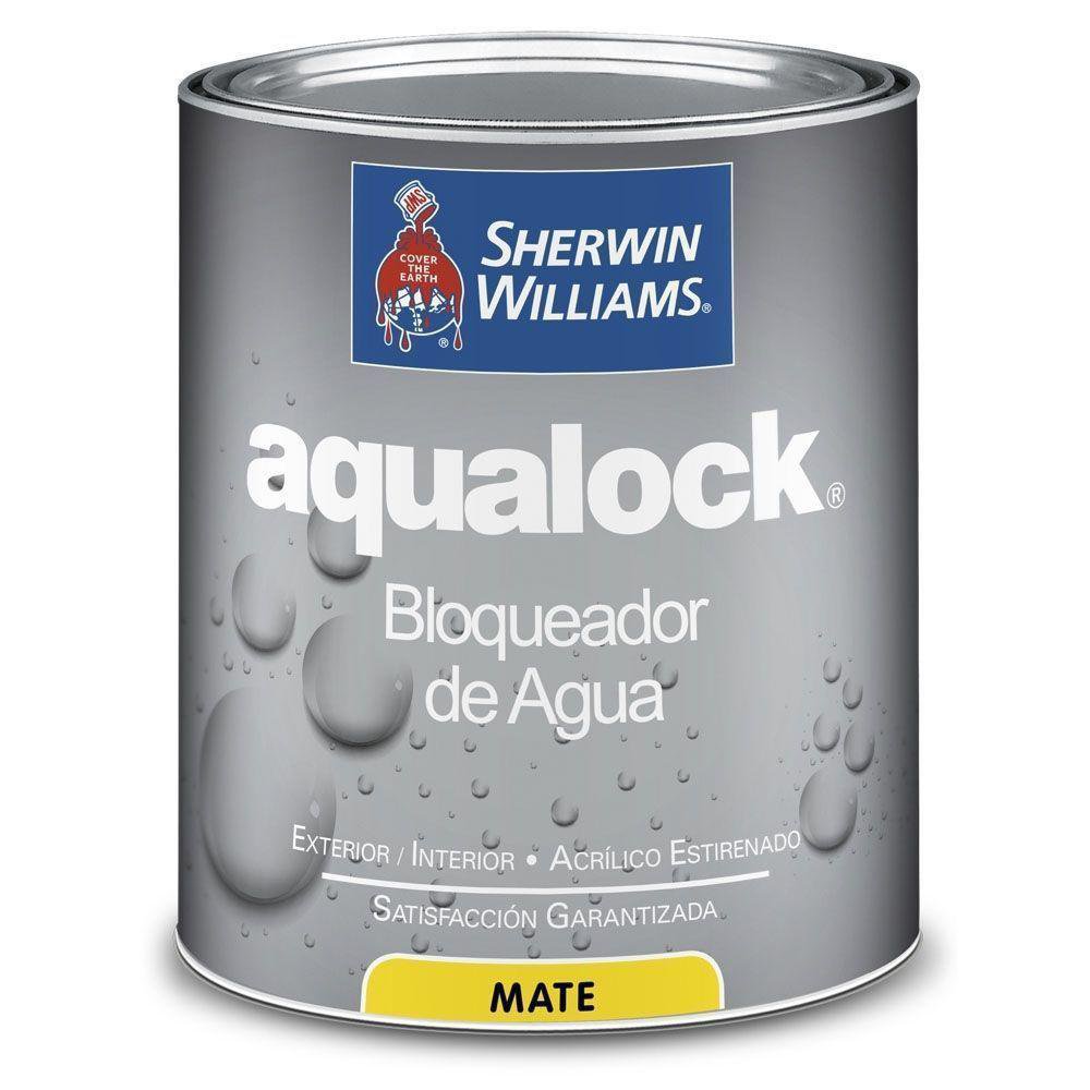 Aqualock Bloqueador 1/4 Gal Blanco - Sherwin Williams - Cemaco