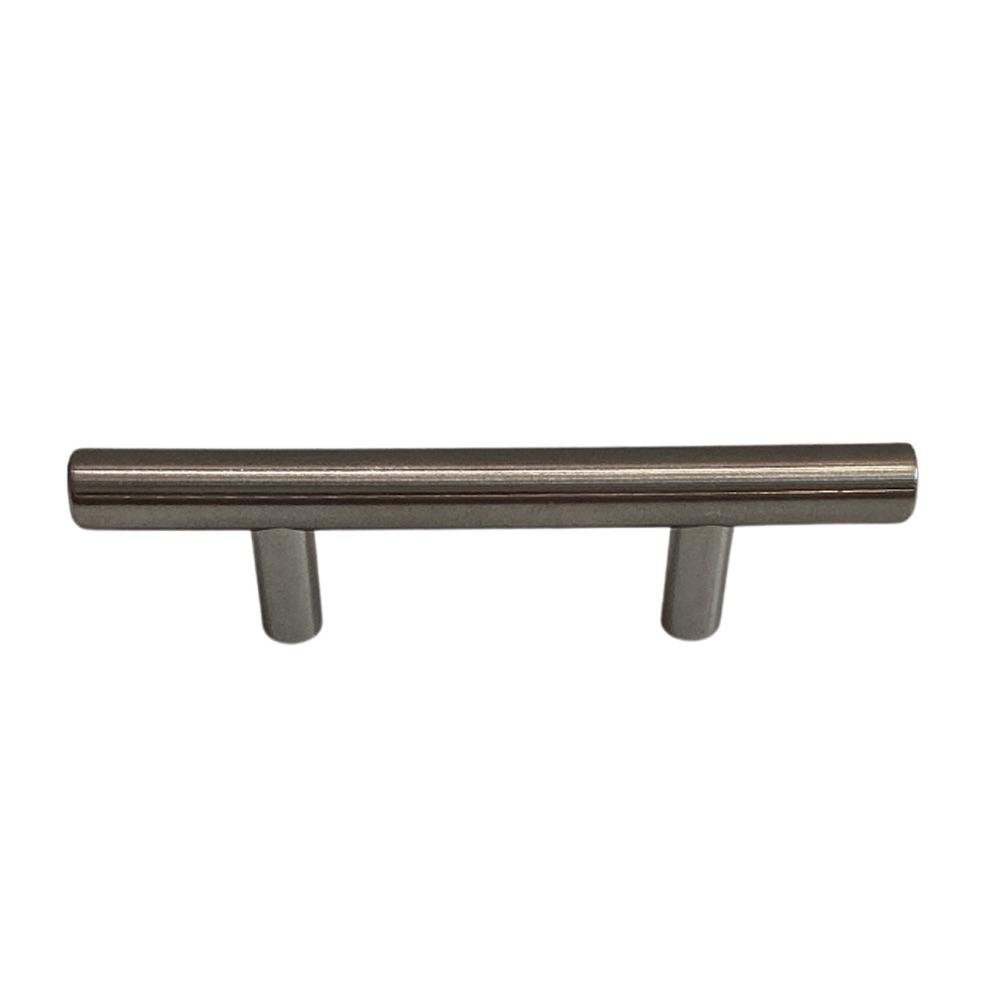 Halador tipo Barra Acabado Níquel 6.4 Cm - Cemaco