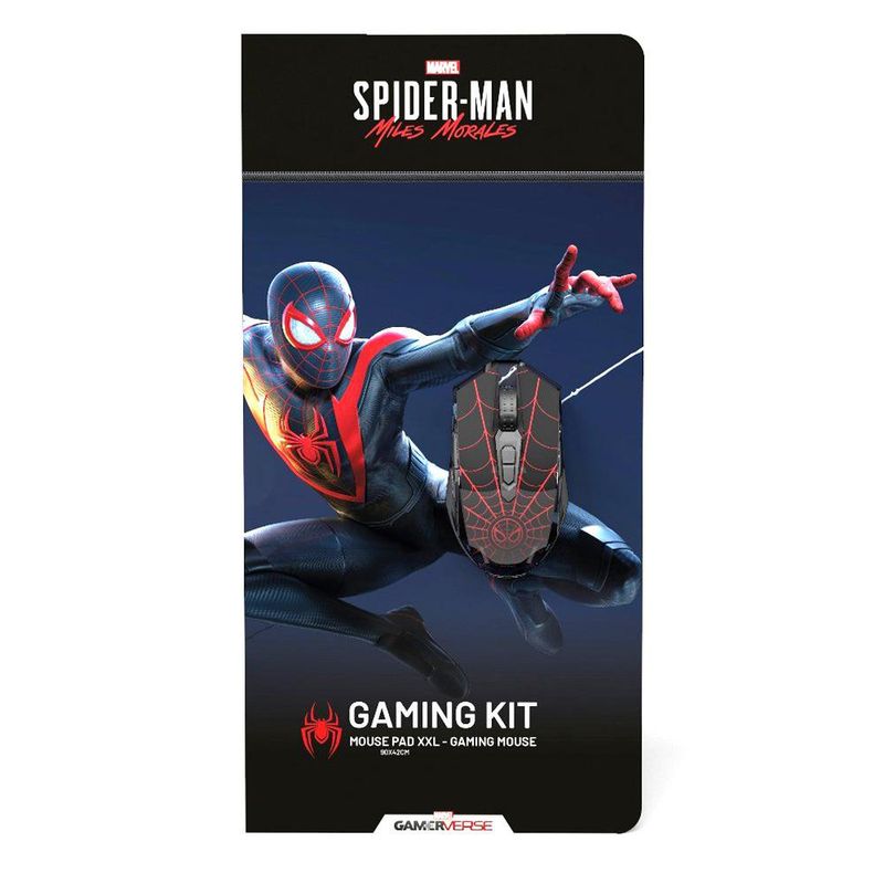 Kit Spider-Man Gaming Mouse & Mouse Pad - Cemaco