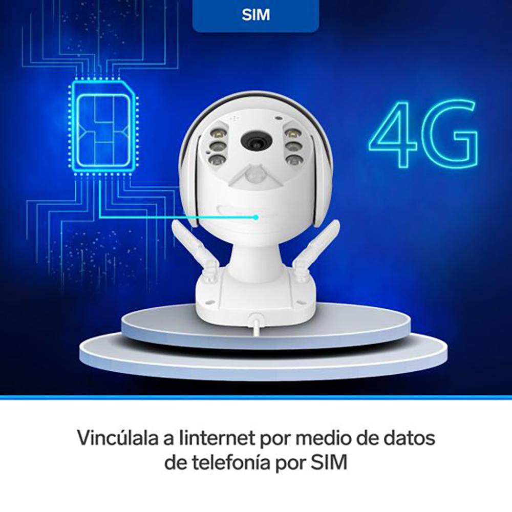 Cámara de Seguridad Robotizada con Panel Solar - Cemaco