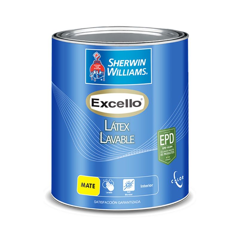 Pintura Excello Látex Lavable Mate Base Interior Deep 1 Gal - Cemaco