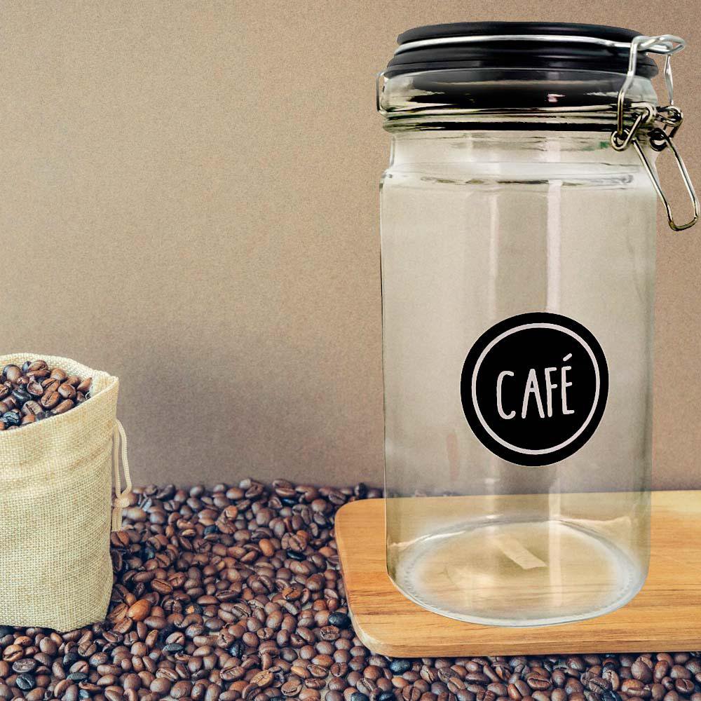 Frasco para Café con Tapa 1000 Ml - Cemaco