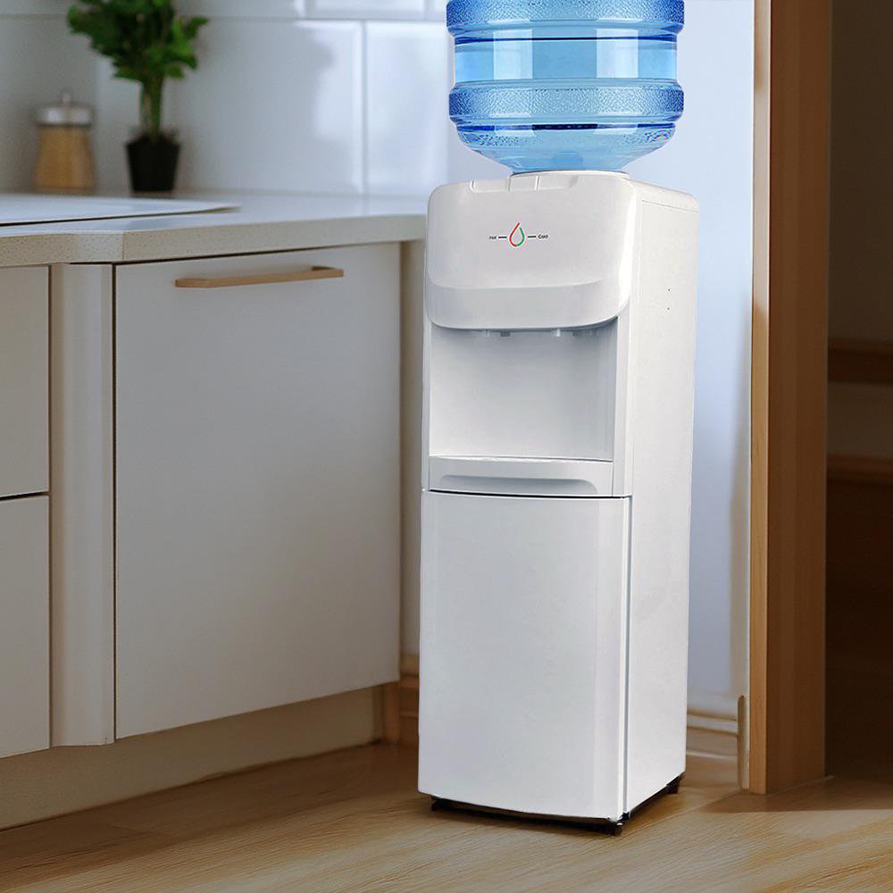 Dispensador de Agua de Piso Blanco - Cemaco