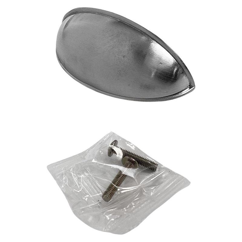 Halador de Embutir Níquel Satinado 76 Mm - Cemaco