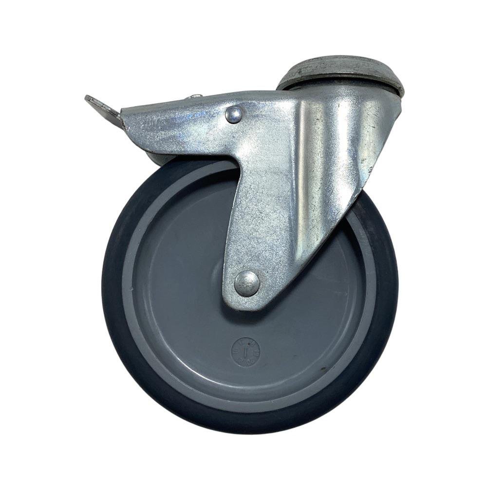 Rodo de Poliuretano 4 Plg 70kg con Espiga y Freno - Cemaco