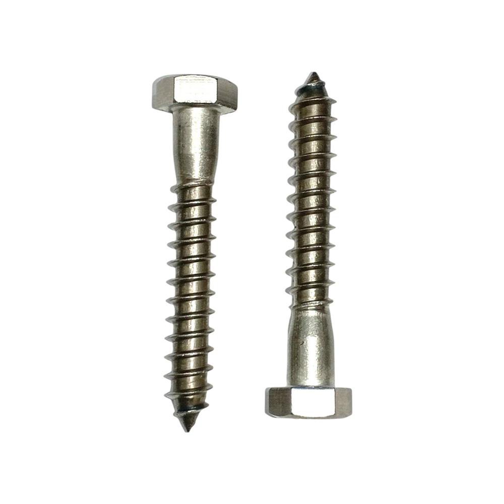 Tornillo Tirabuzon de Acero Inoxidable 1/4 x 1 - Cemaco