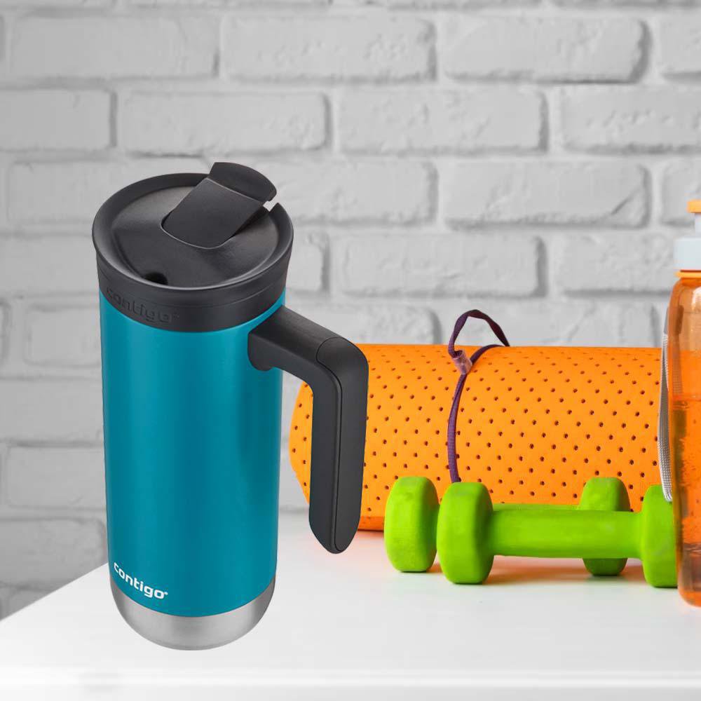 Botella Térmica Superior Azul Opaco 20 Oz - Cemaco